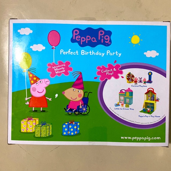 Jazwares | Toys | Peppa Pig Perfect Birthday Party Set Mandy Mouse ...